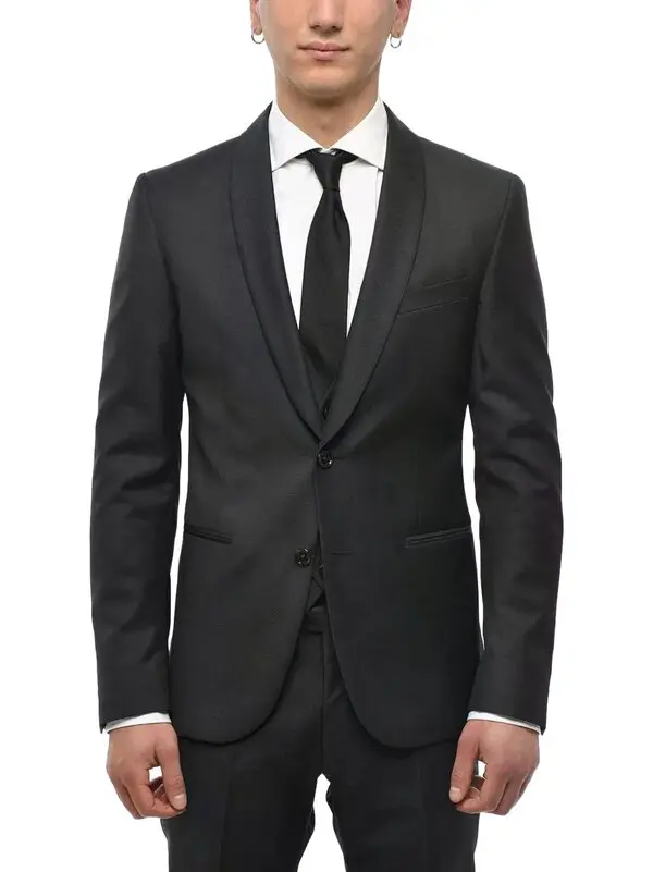 Corneliani Shawl-lapel Three-piece Suit - Grey