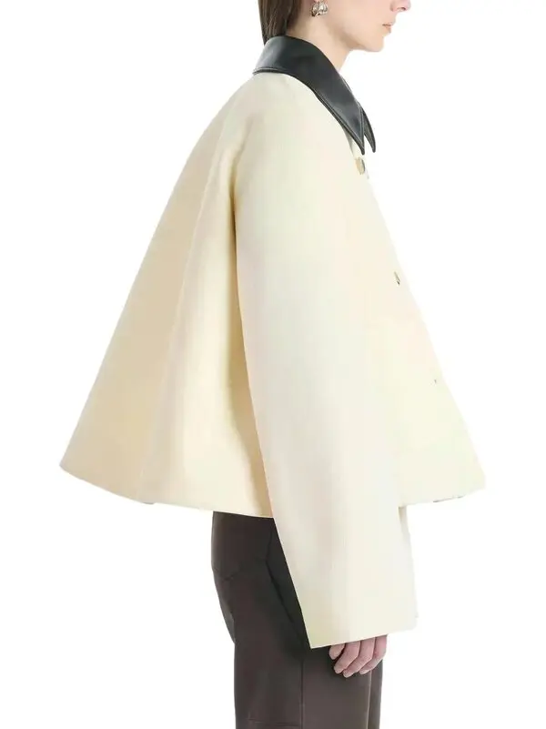 Altuzarra Double-breasted Contrast Collar Jacket - Neutrals