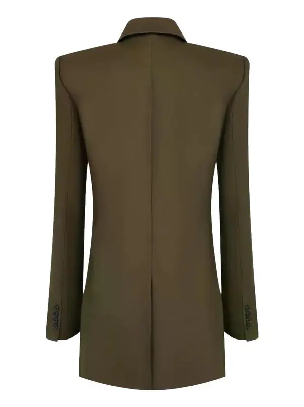 Khaite Armair Tailored Jacket With Sculptural Cady - Green