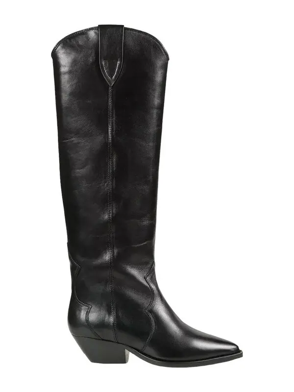 MARANT ETOILE Pointed-toe Knee-high Boots - Black