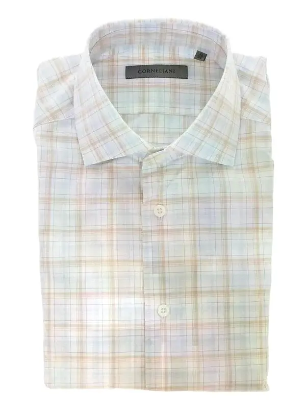 Corneliani Check-pattern Shirt - White