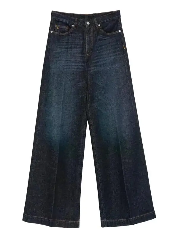 NINE:INTHE:MORNING Nadia Wide-leg Jeans - Blue
