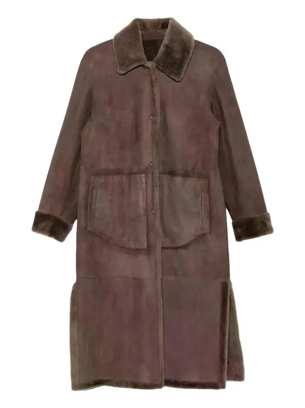 MANZONI 24 Long Sleeves Coat - Brown