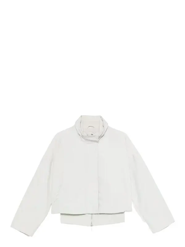 Emporio Armani High-neck Bomber Jacket - Neutrals