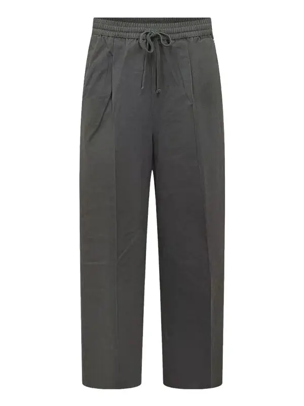 Fear Of God Cotton Twill Pleat Front Drawstring Pants - Grey