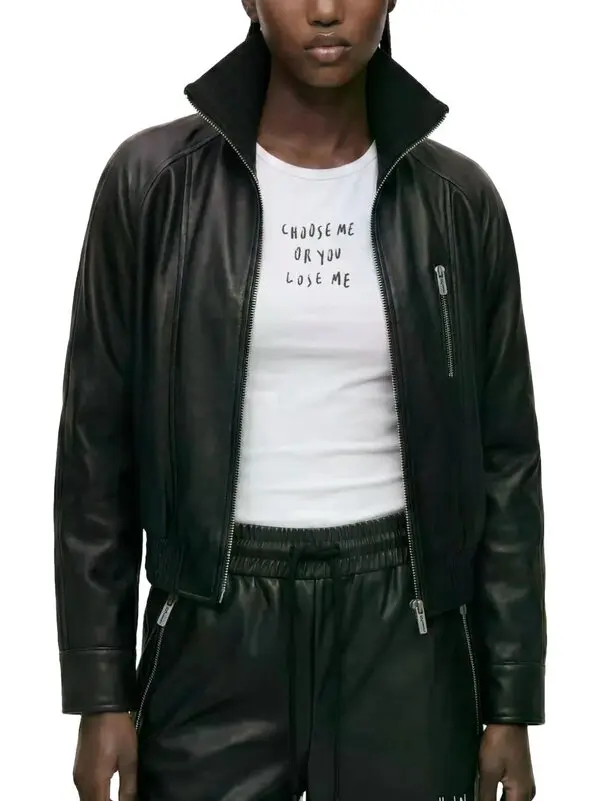 Karl Lagerfeld X Pietro Terzini Zip-up Jacket - Black