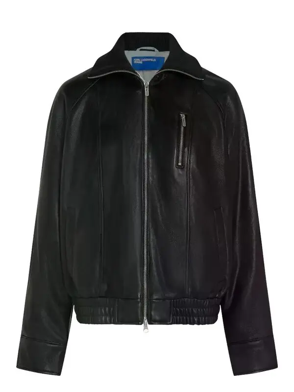 Karl Lagerfeld X Pietro Terzini Zip-up Jacket - Black