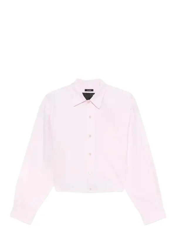 R13 Split-hem Buttoned Shirt - Pink