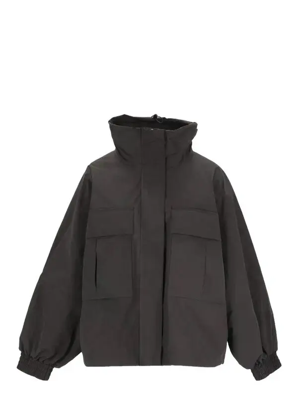 Max Mara High-neck Drawstring Jacket - Black