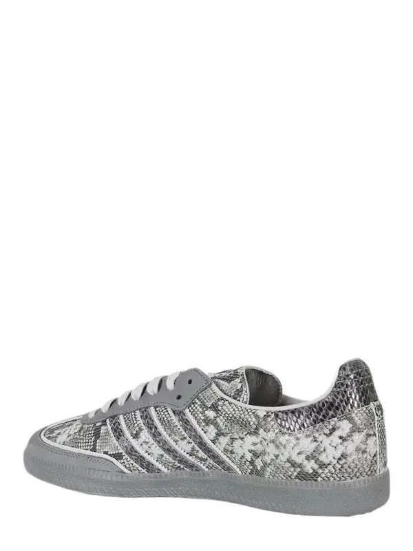 Adidas Og Samba Snakeskin-effect Sneakers - Grey