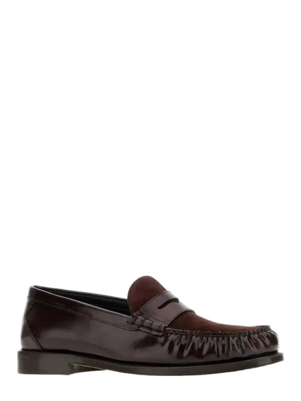 Brunello Cucinelli Leather Loafers - Red