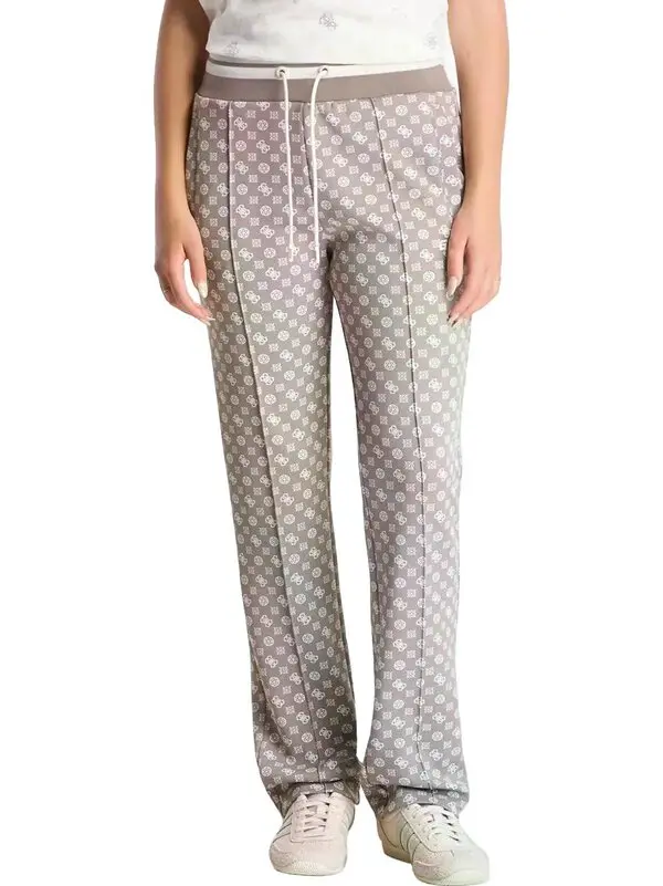 Guess Scuba Logo-print Track Pants - Brown