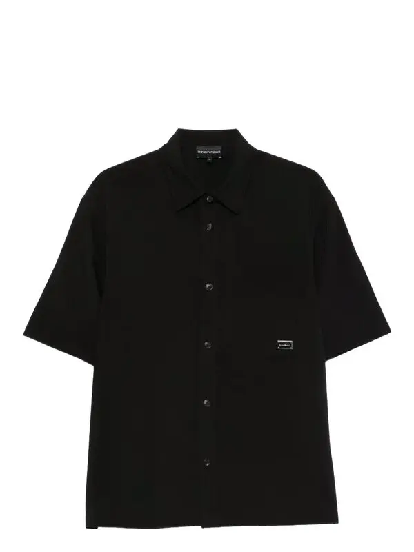 Emporio Armani Short-sleeve Shirt - Black