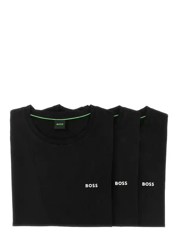 BOSS Logo-print T-shirt - Black