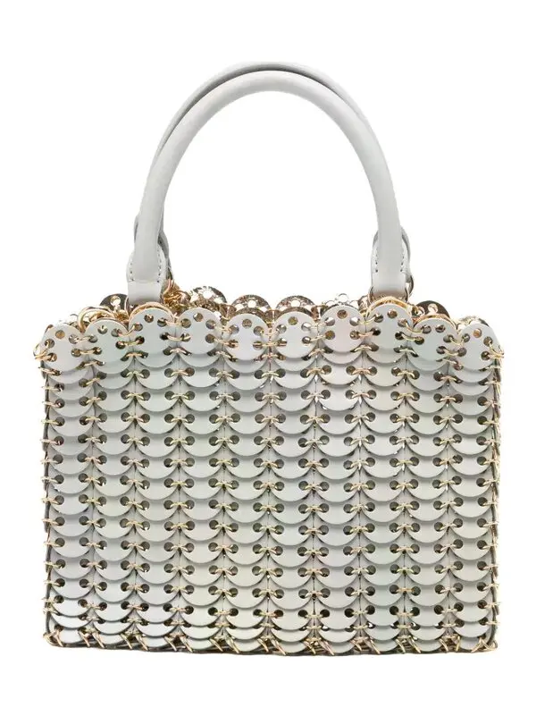 Rabanne 1969 Disc-embellished Tote Bag - Neutrals