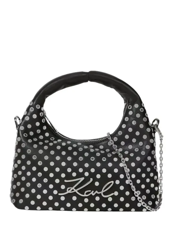 Karl Lagerfeld Mini K/soirée Signature Crossbody Bag - Black