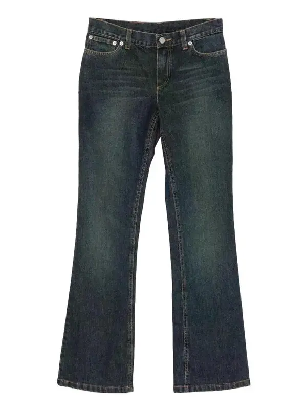 John Richmond Cotton Logo Appliqué Jeans - Blue