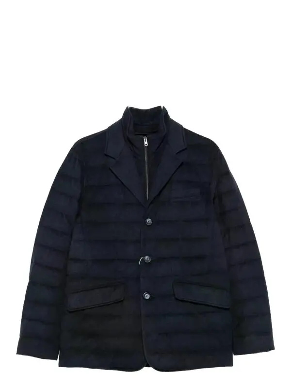 Herno Layered-effect Padded Jacket - Blue
