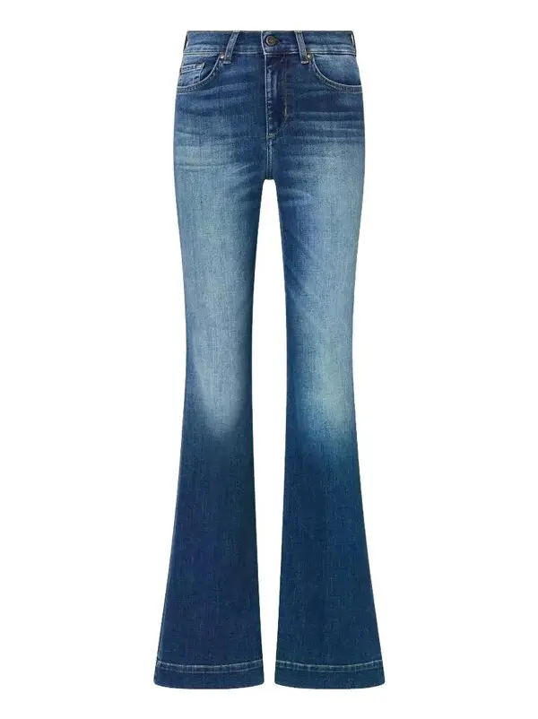 Liu Jo Embellished Flare Jeans - Blue