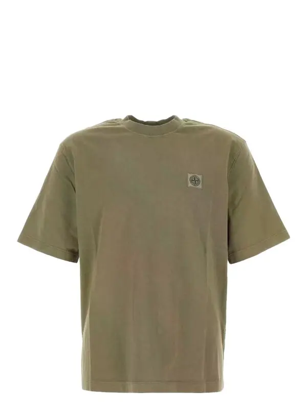 Stone Island 2100030 Combed Organic Cotton Jersey T-shirt - Green