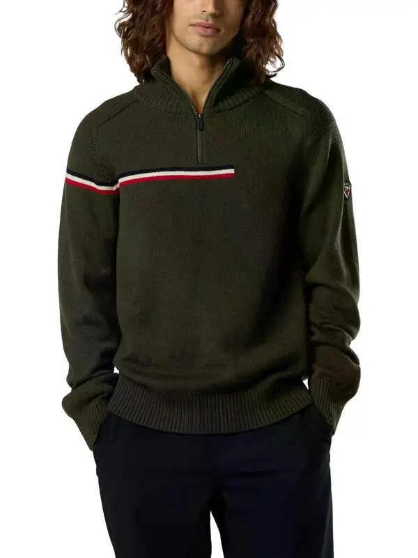 Rossignol Half-zip Wool Sweater - Green