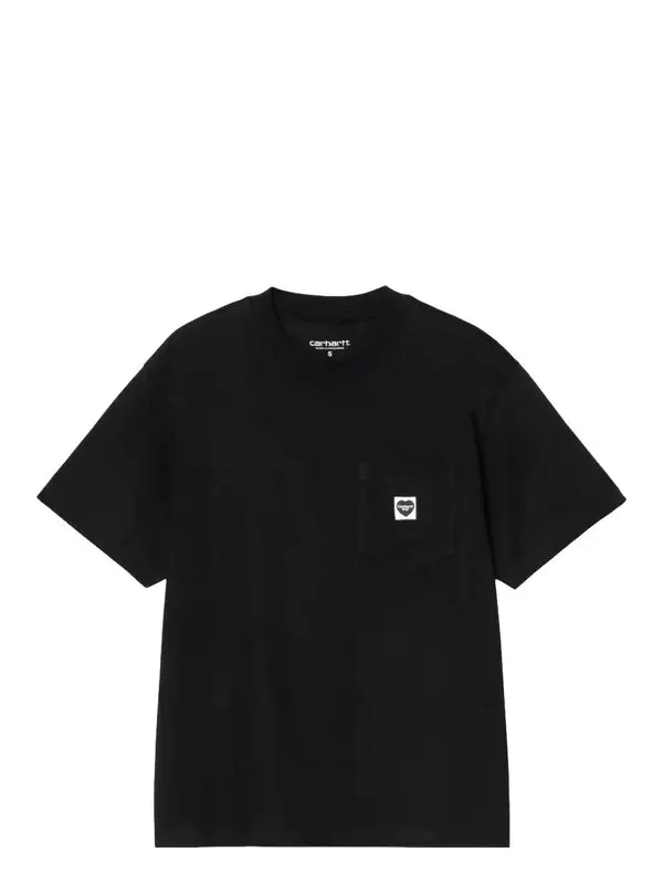Carhartt Work In Progress Short Sleeve Pocket Heart T-shirt - Black