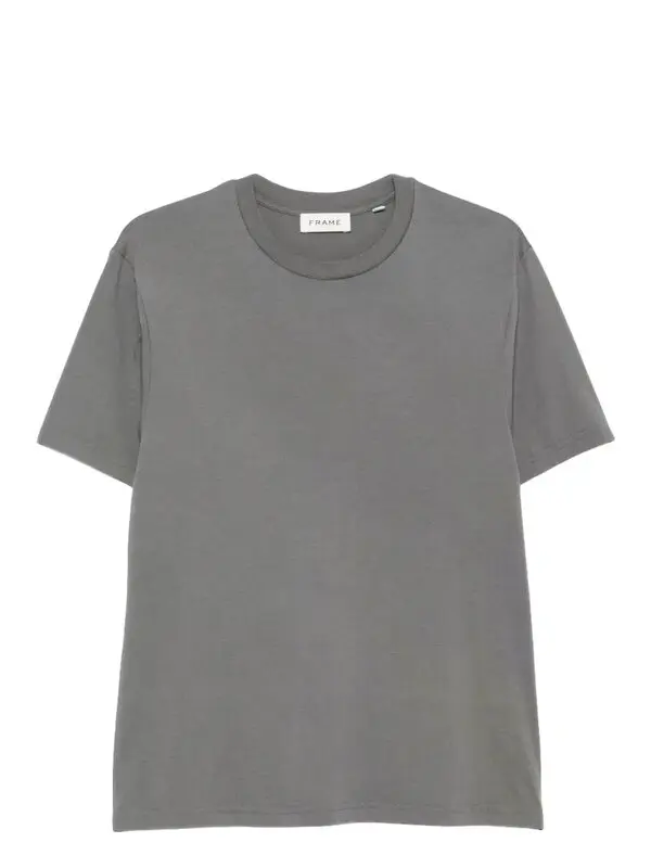 FRAME Crew-neck Short-sleeve T-shirt - Grey
