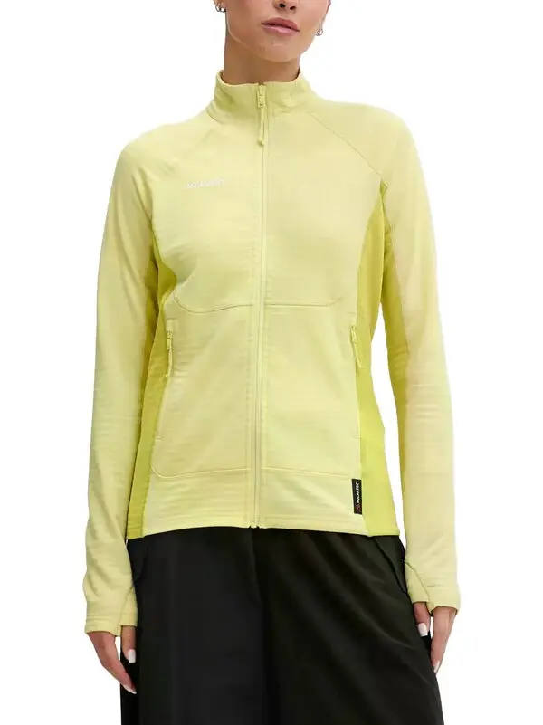 MAMMUT Taiss Ml Zip-up High-neck Jacket - Yellow