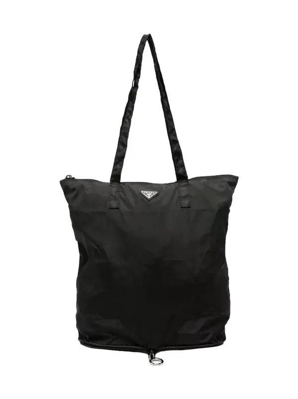 Prada Saffiano Calf Leather Make-up Bag - Black