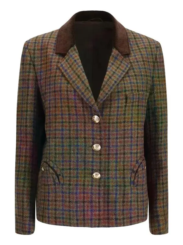 BLAZÉ MILANO Shelley Tweed Blazer - Brown