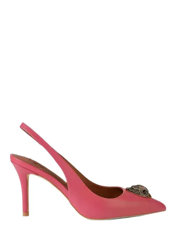 Kurt Geiger Crystal-embellished Slingback Pumps - Pink