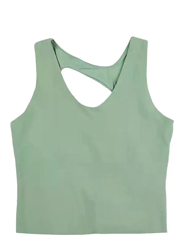 Nike Dri-fit Cut-out Tank Top - Green