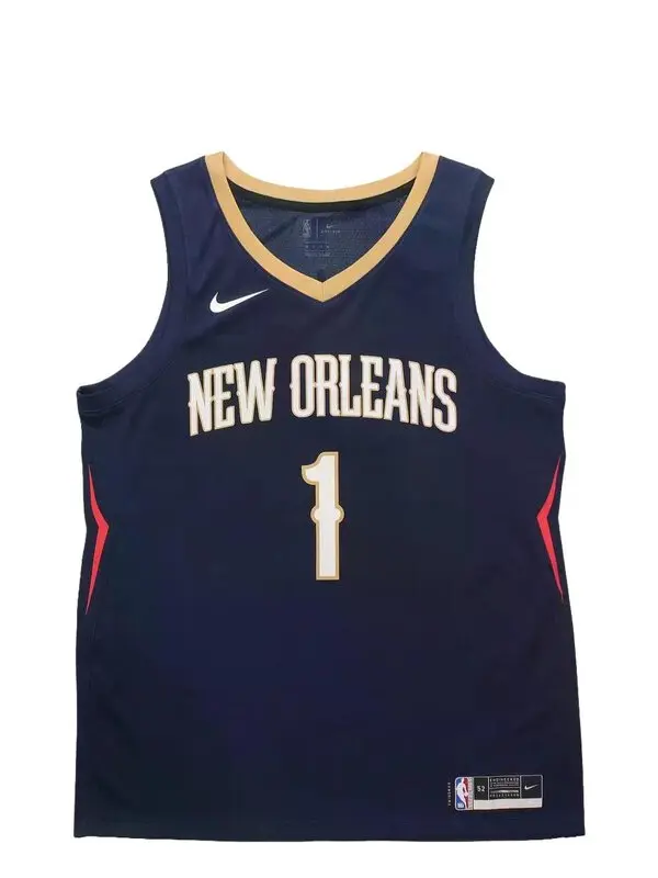 Nike New Orleans Pelicans Icon Edition Dri-fit Nba Swingman Jersey - Blue