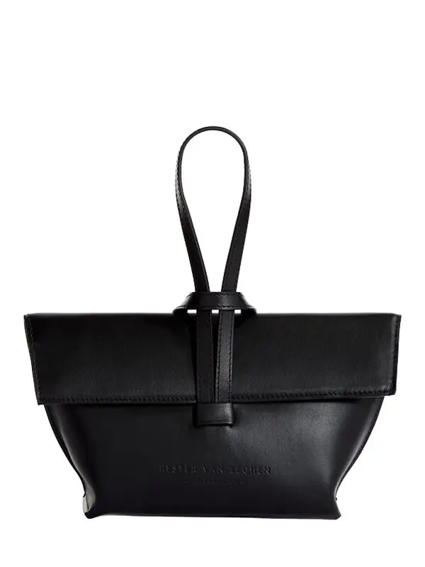 HESTER VAN EEGHEN Felucca S Calf Leather Bag - Black