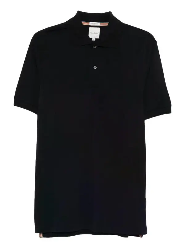 Paul Smith Short-sleeve Wool Polo Shirt - Blue