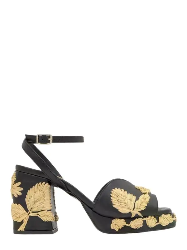CastaÑer Vasiliya Heeled Sandals - Black