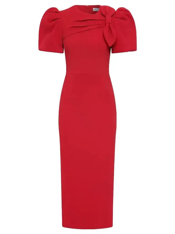 Rebecca Vallance Violetta Midi Dress - Red