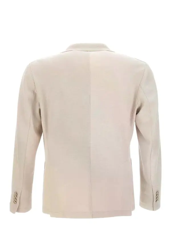Eleventy Double-breasted Peak-lapel Blazer - Neutrals