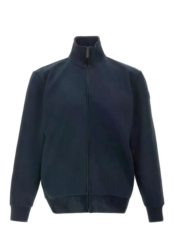 COLMAR Zip-up High-neck Sweater - Blue