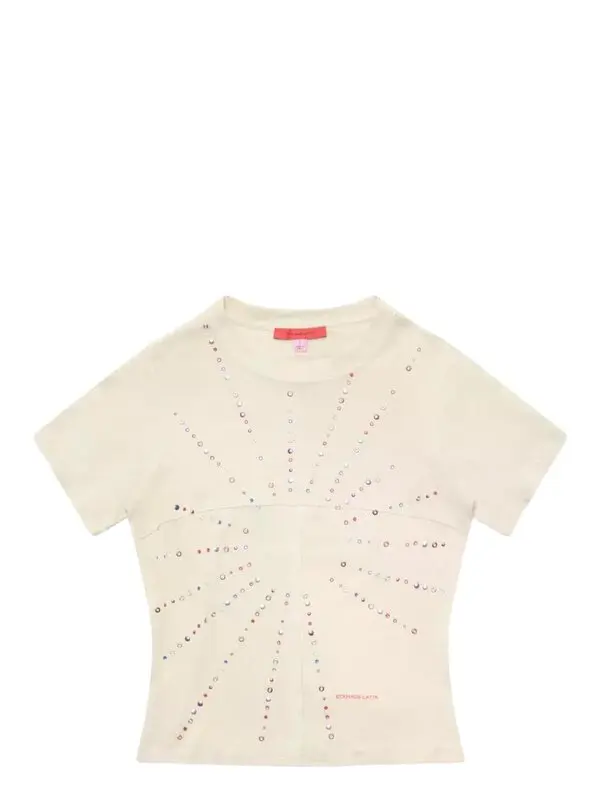 Eckhaus Latta Lapped Baby T-shirt - Neutrals