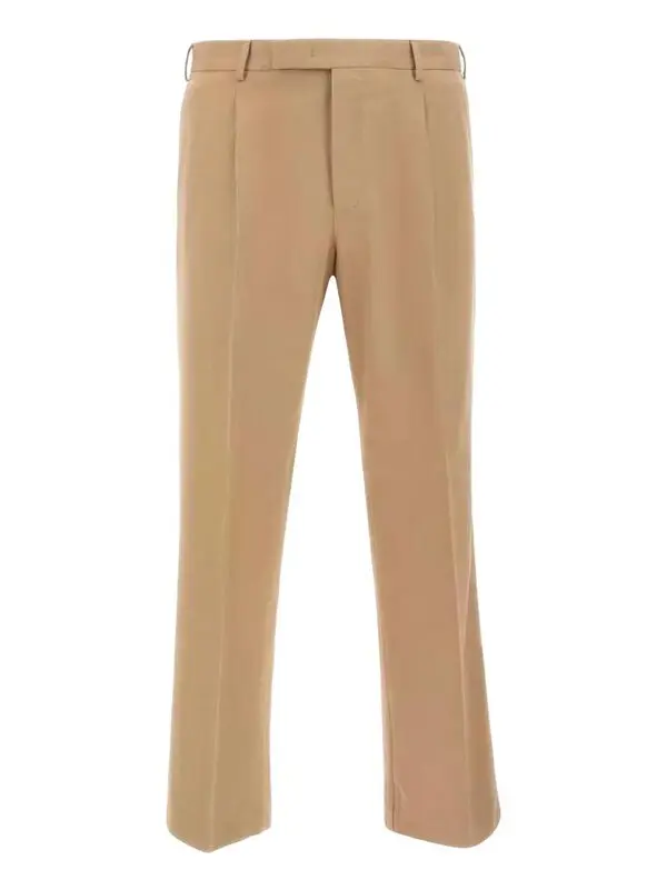 PT TORINO Quindici Pleated Tailored Trousers - Brown