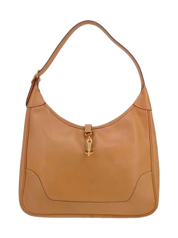 Hermès 1993 Trim Courchevel Shoulder Bag - Brown