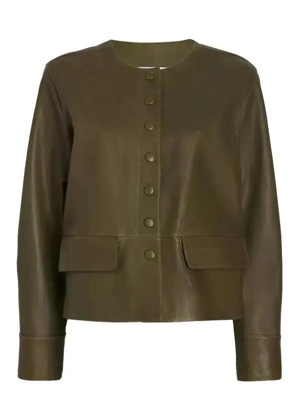 Proenza Schouler White Label Robin Leather Jacket - Green