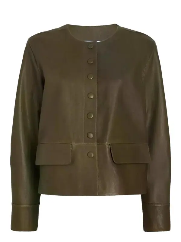 Proenza Schouler White Label Robin Leather Jacket - Green