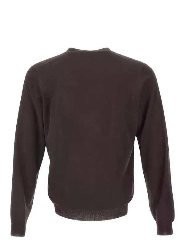 FILIPPO DE LAURENTIIS V-neck Button-up Cardigan - Brown