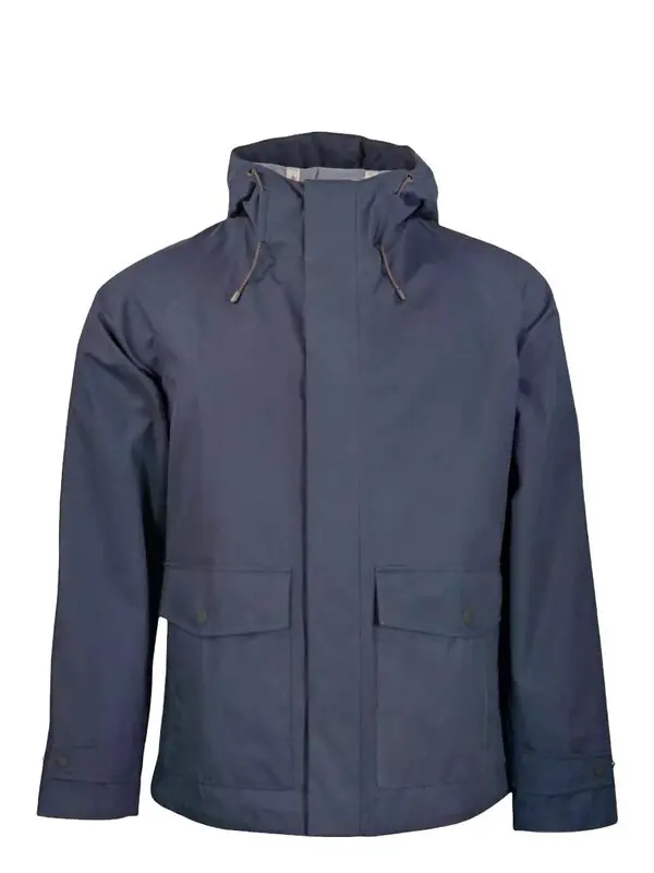 SAVE THE DUCK Hooded Cotton Parka - Blue