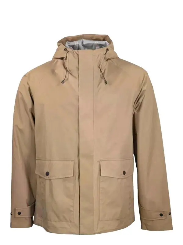 SAVE THE DUCK Hooded Cotton Parka - Brown