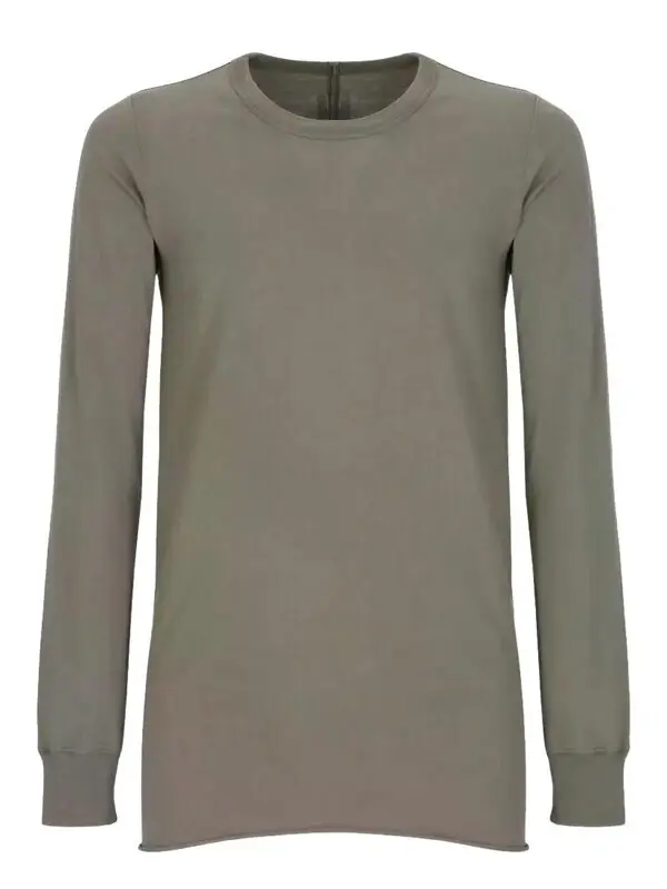 Rick Owens Raw-cut Long-sleeve Sweater - Grey