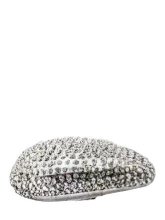 Benedetta Bruzziches Crystal Embellished Clutch Bag - Silver