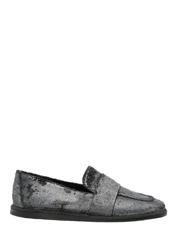 Agl Charcoal Loafers - Grey